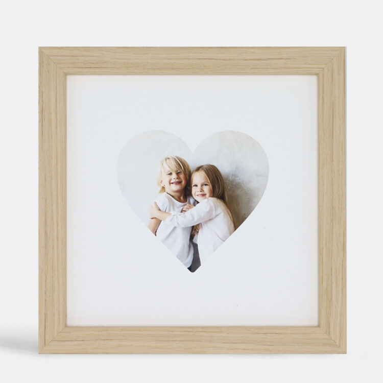 Personalized Photo and Love Note in Chic Gold Frame