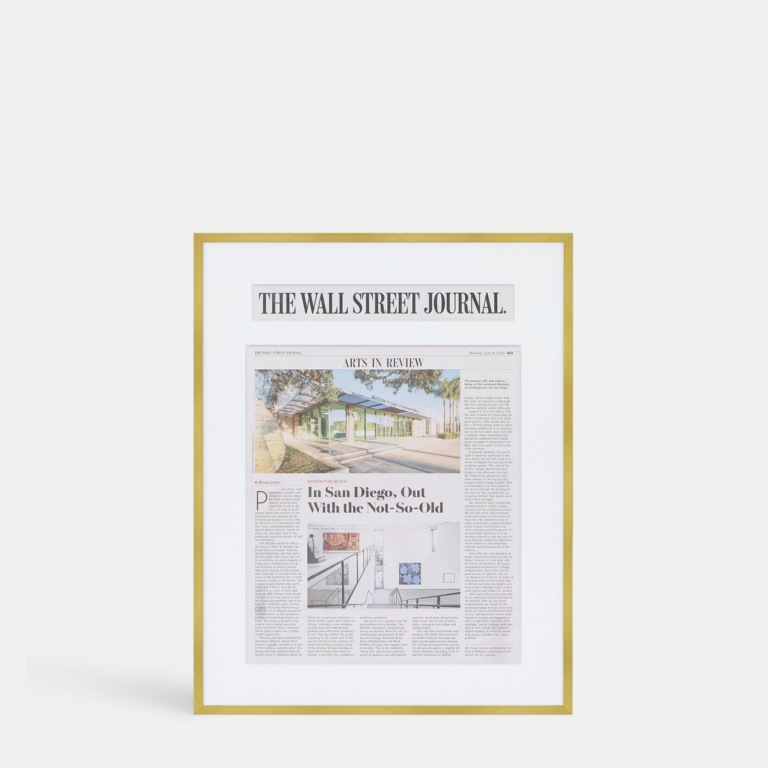 Framed Newspaper Article | Headliner, Gold