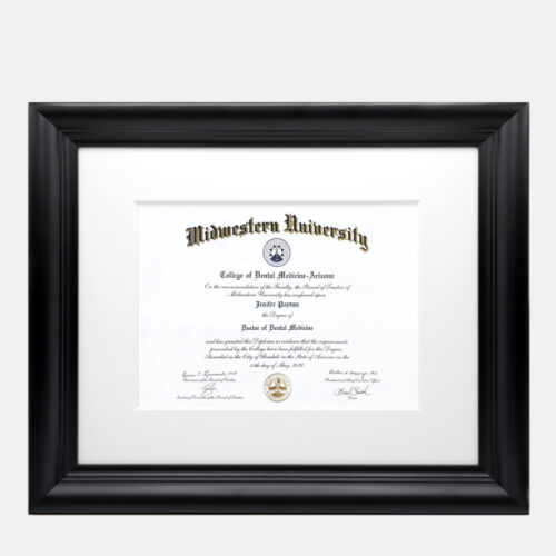 Medical Diploma Frame, Black, 15.75 x 22 | Frame your Diploma