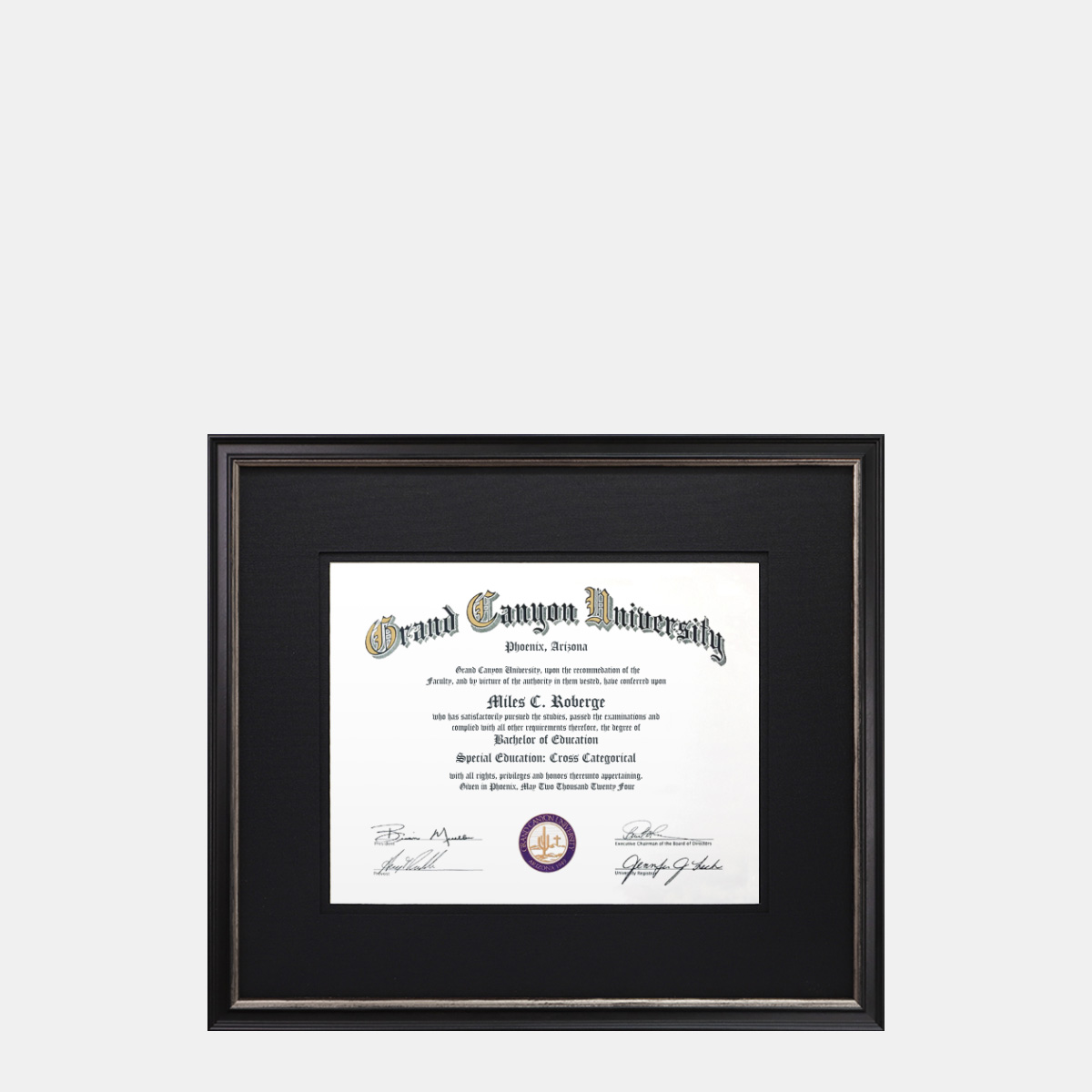 Frames for Bachelors, Masters, Law, PhD and Medical Diplomas